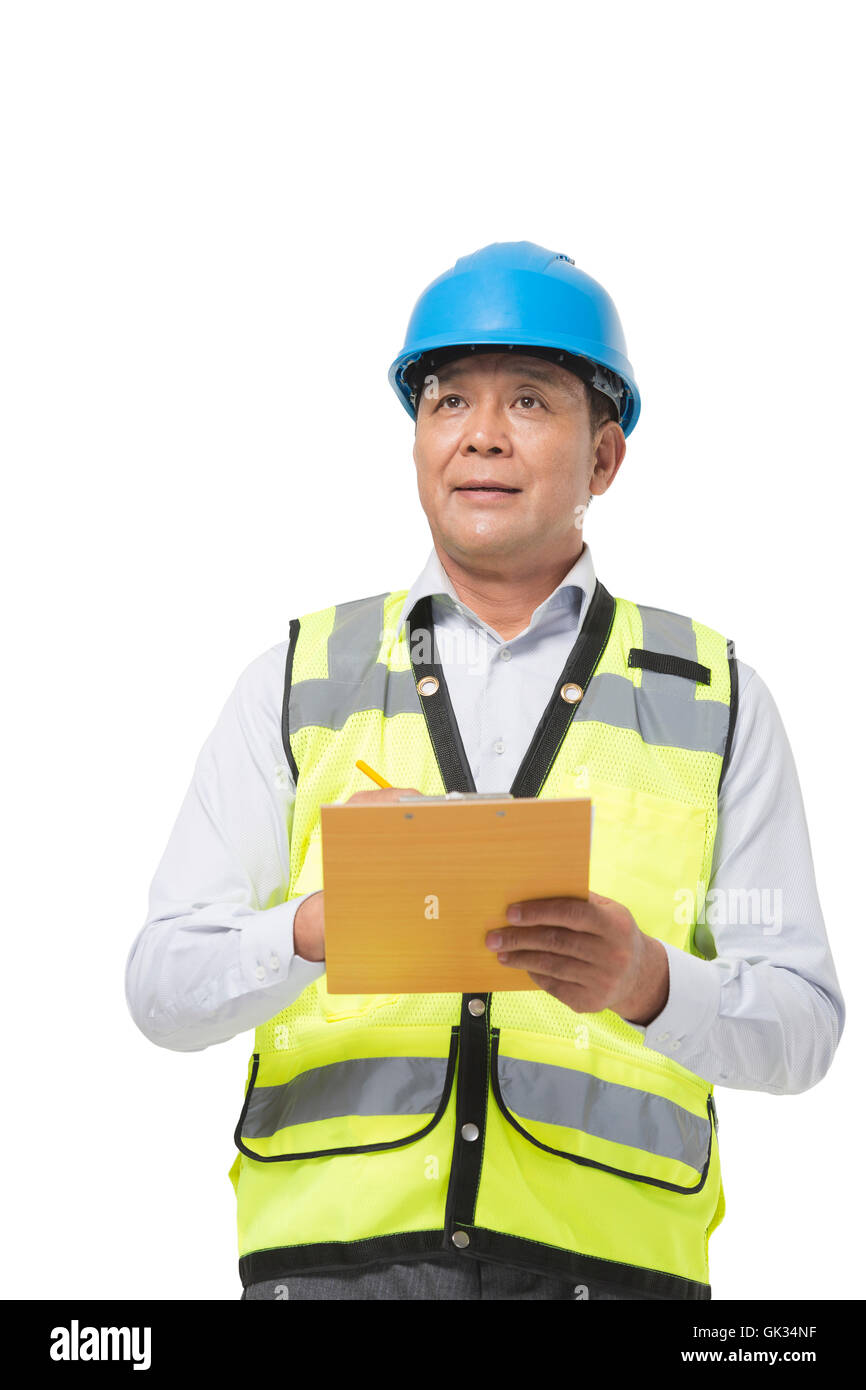 Construction Engineering inspector Stock Photo - Alamy
