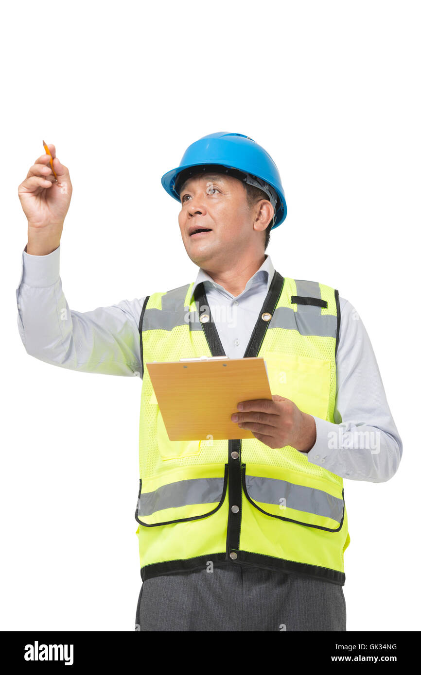Construction Engineering inspector Stock Photo - Alamy