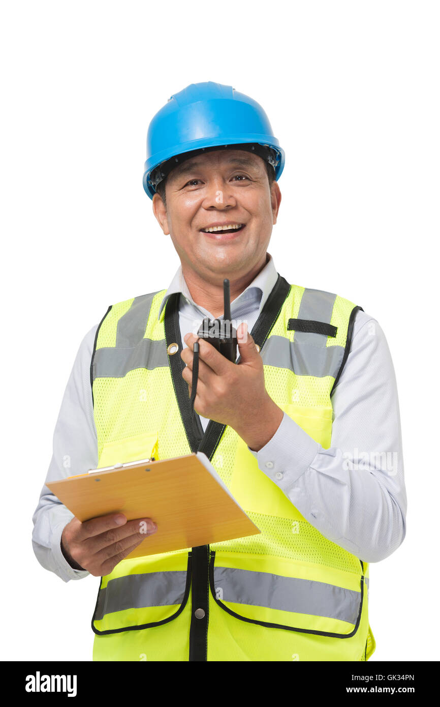 Construction Engineering inspector Stock Photo - Alamy