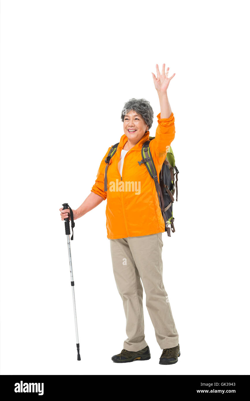 Elderly sign language Cut Out Stock Images & Pictures - Alamy