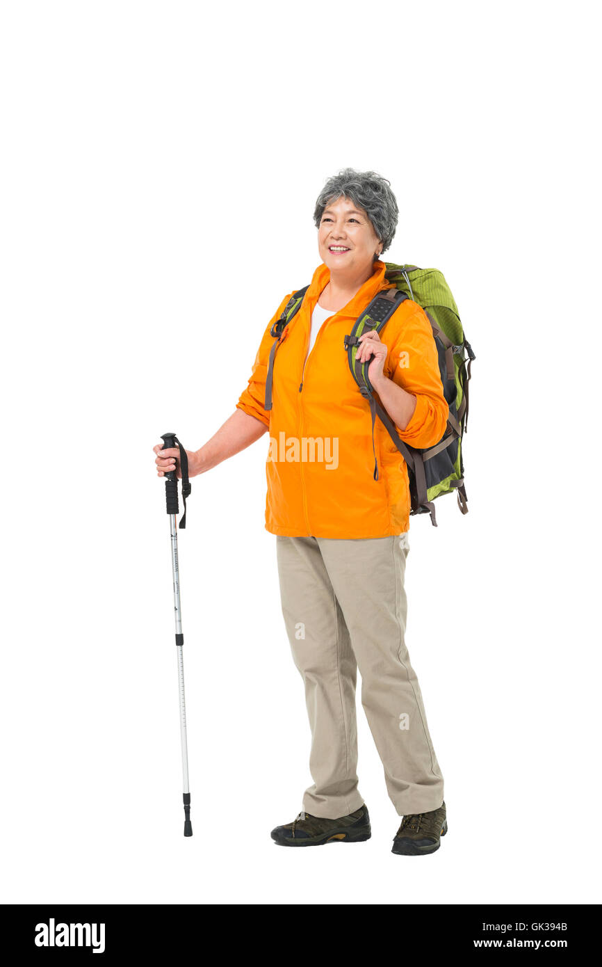Elderly climb Cut Out Stock Images & Pictures - Alamy