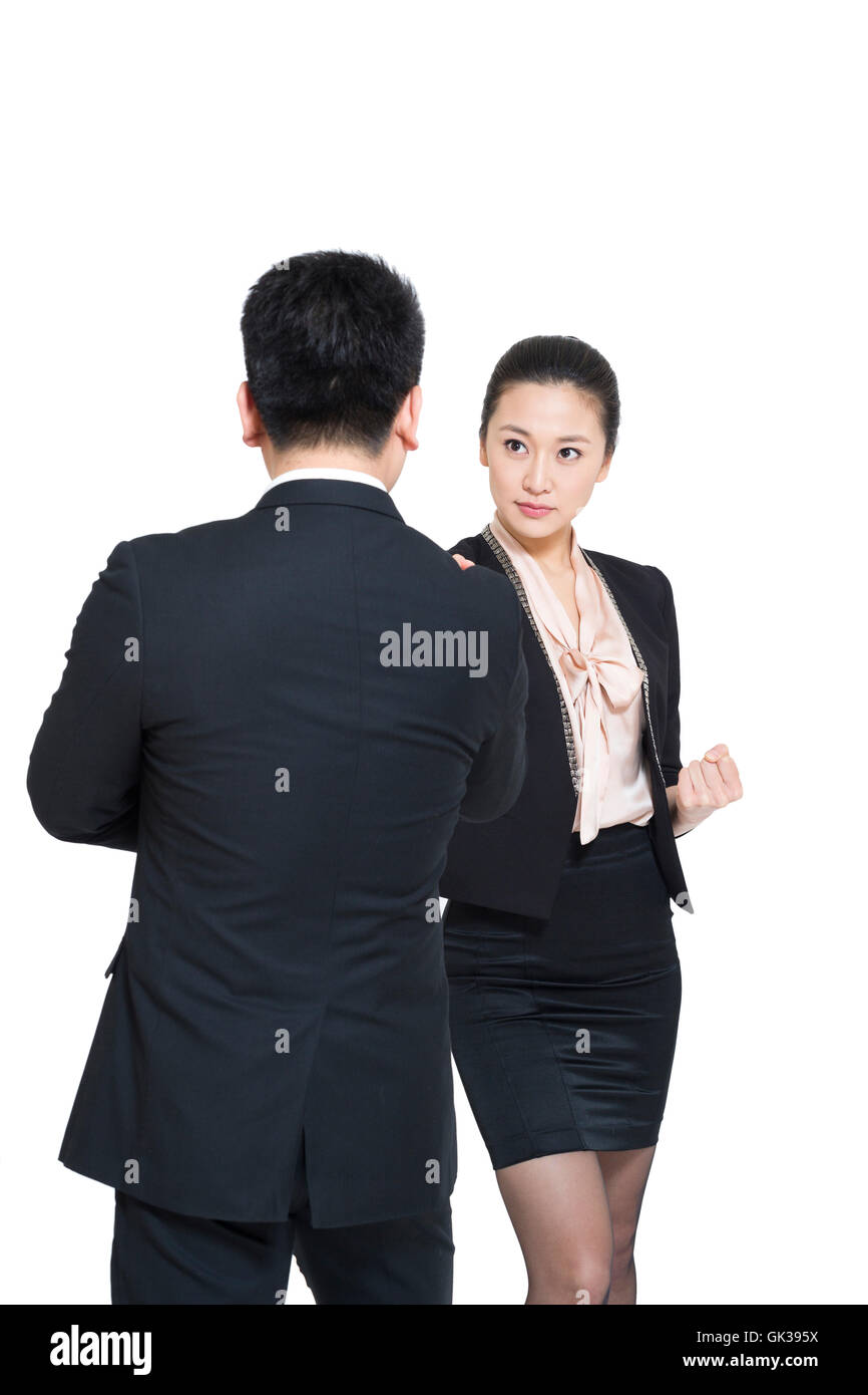 Two women fighting over man hi-res stock photography and images - Alamy