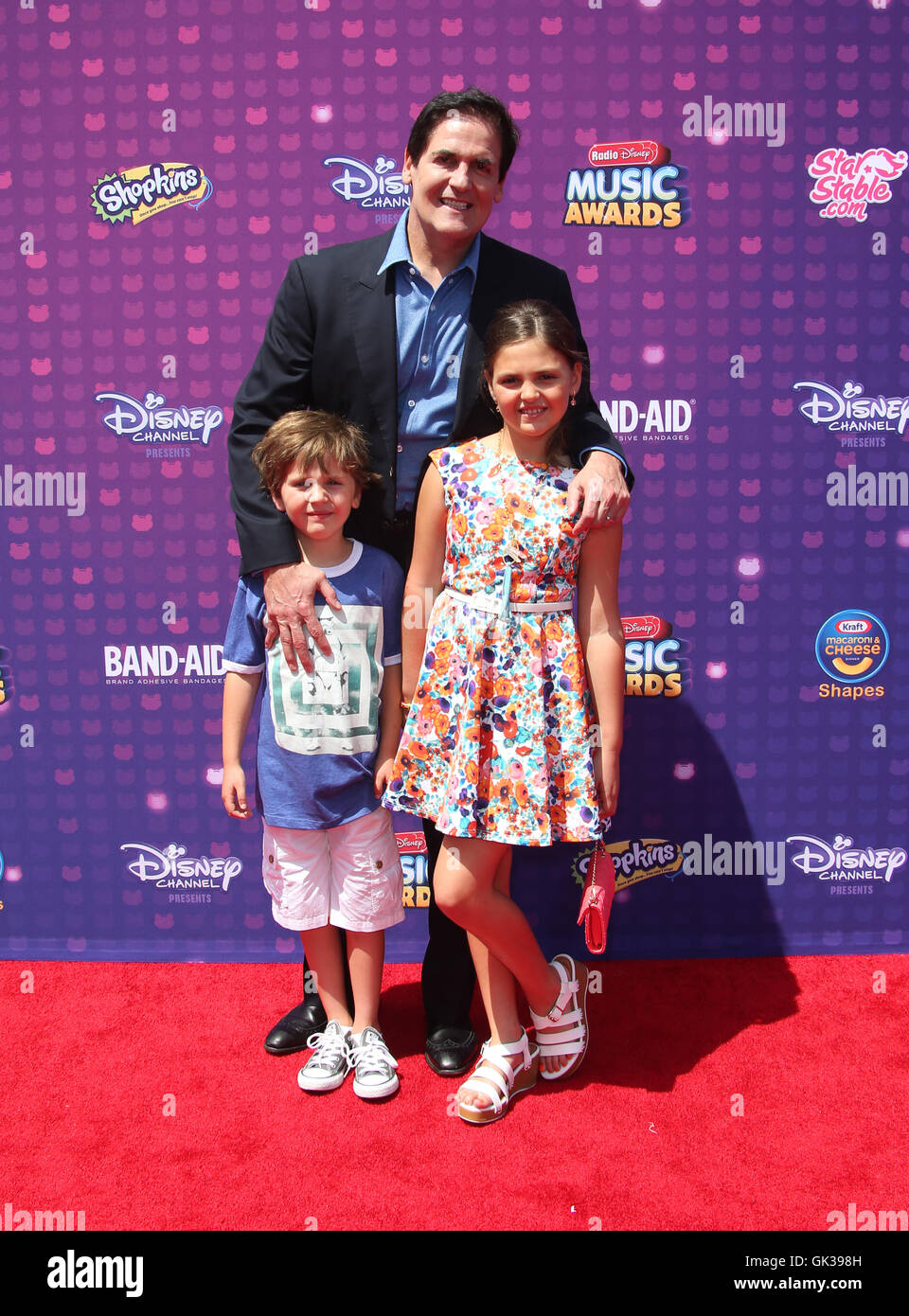 2016 Radio Disney Music Awards Featuring: Mark Cuban, Jake Cuban ...