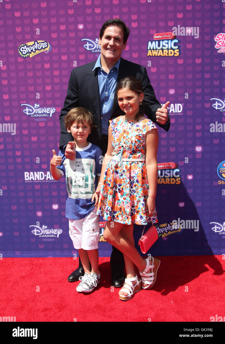 2016 Radio Disney Music Awards Featuring: Mark Cuban, Jake Cuban ...