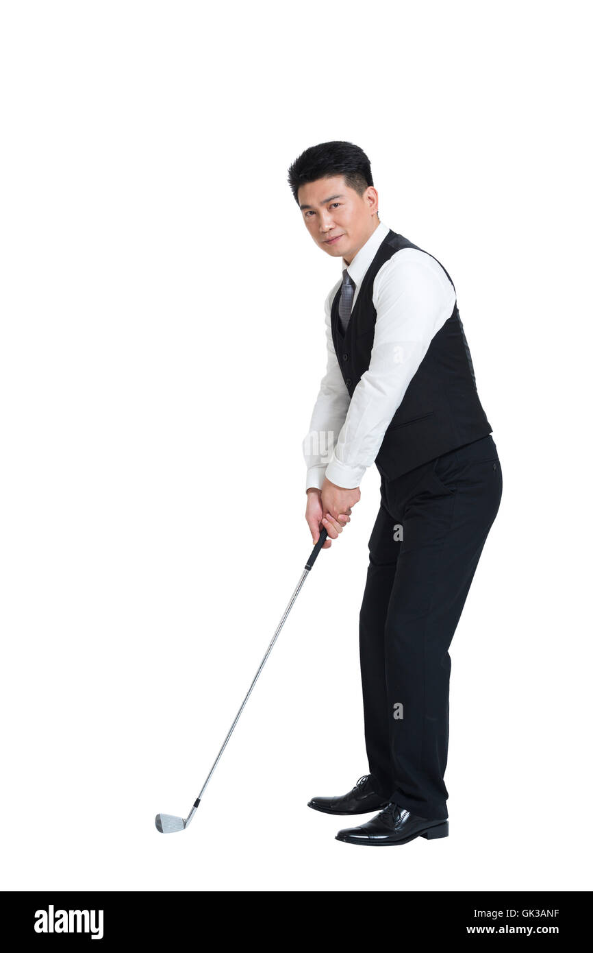 Old Man Golf Cut Out Stock Images & Pictures - Alamy