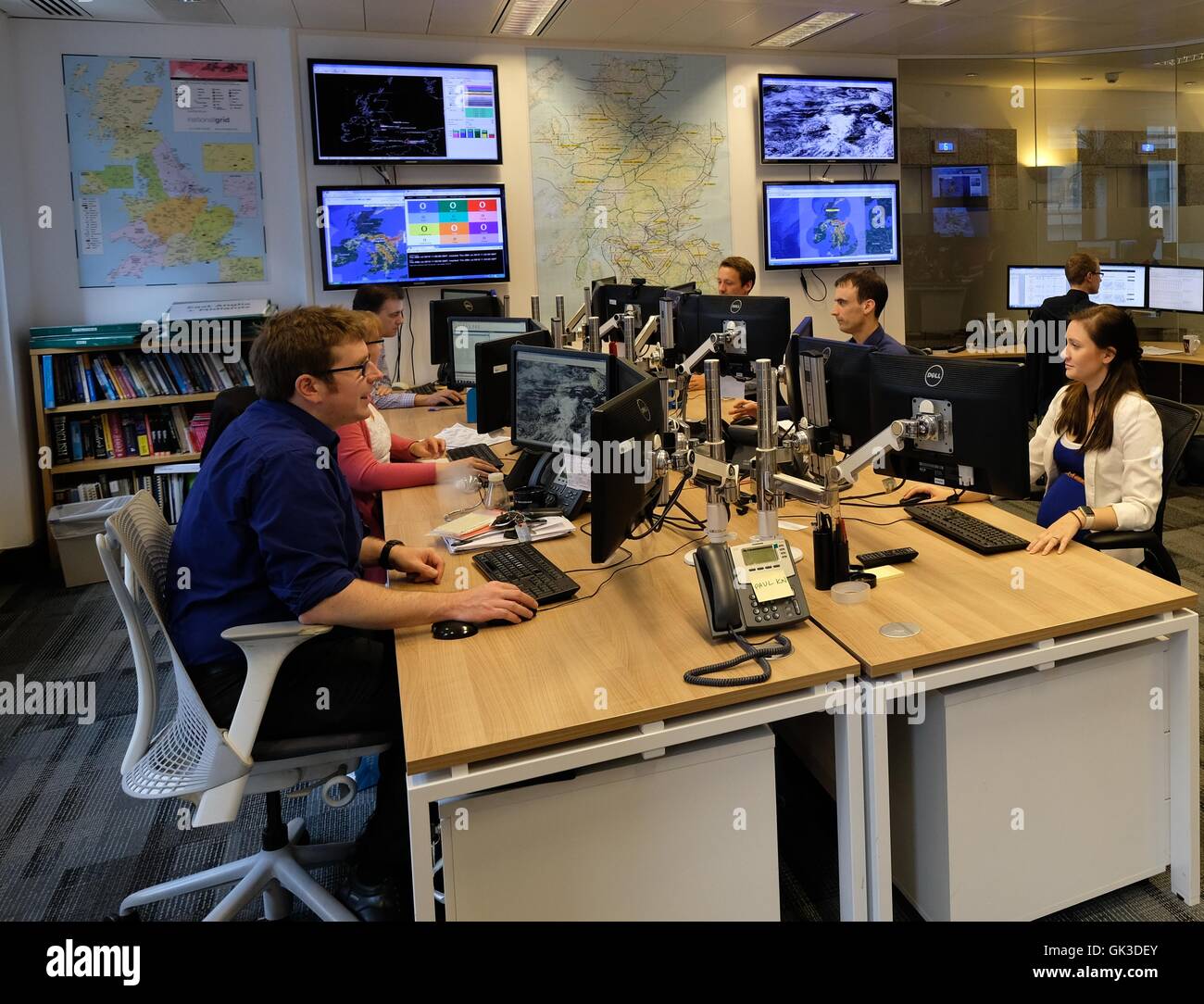 EDITORIAL USE ONLY General Views of the Office Meteogroup in London ...