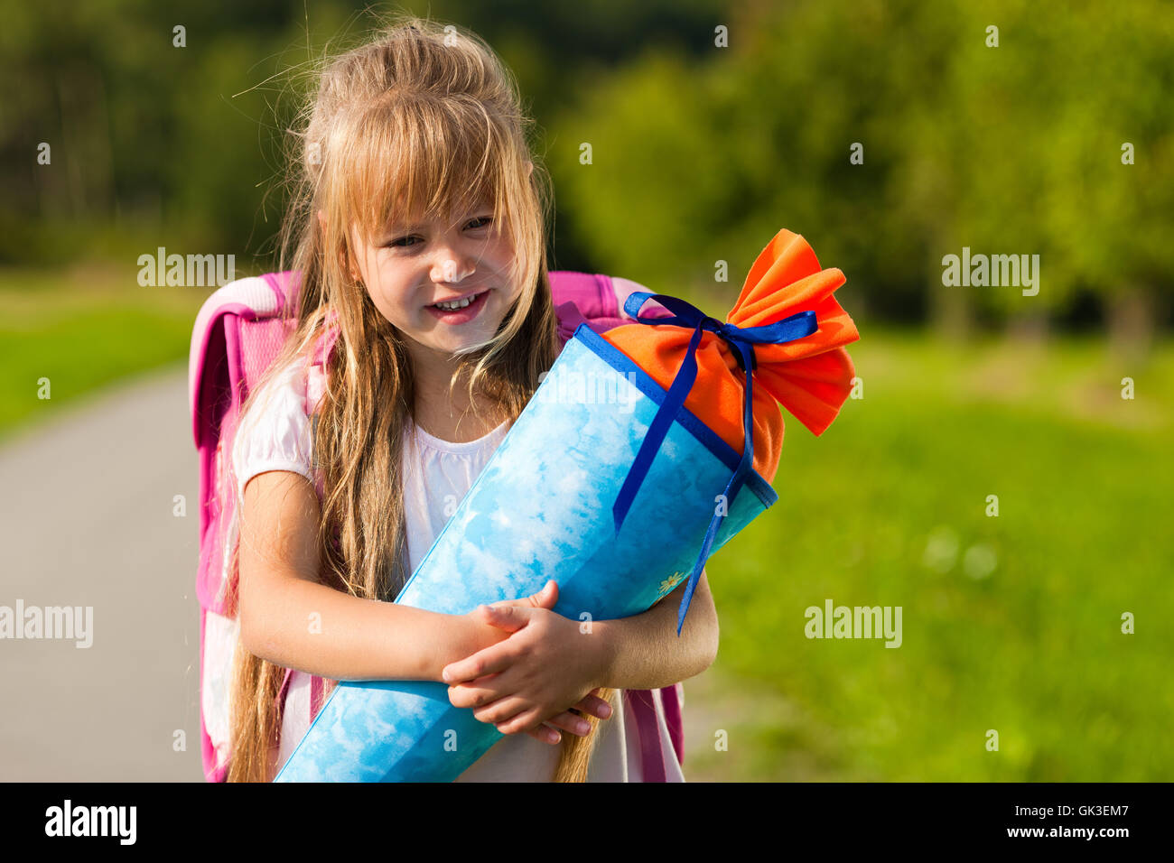 child on the first day Stock Photo - Alamy