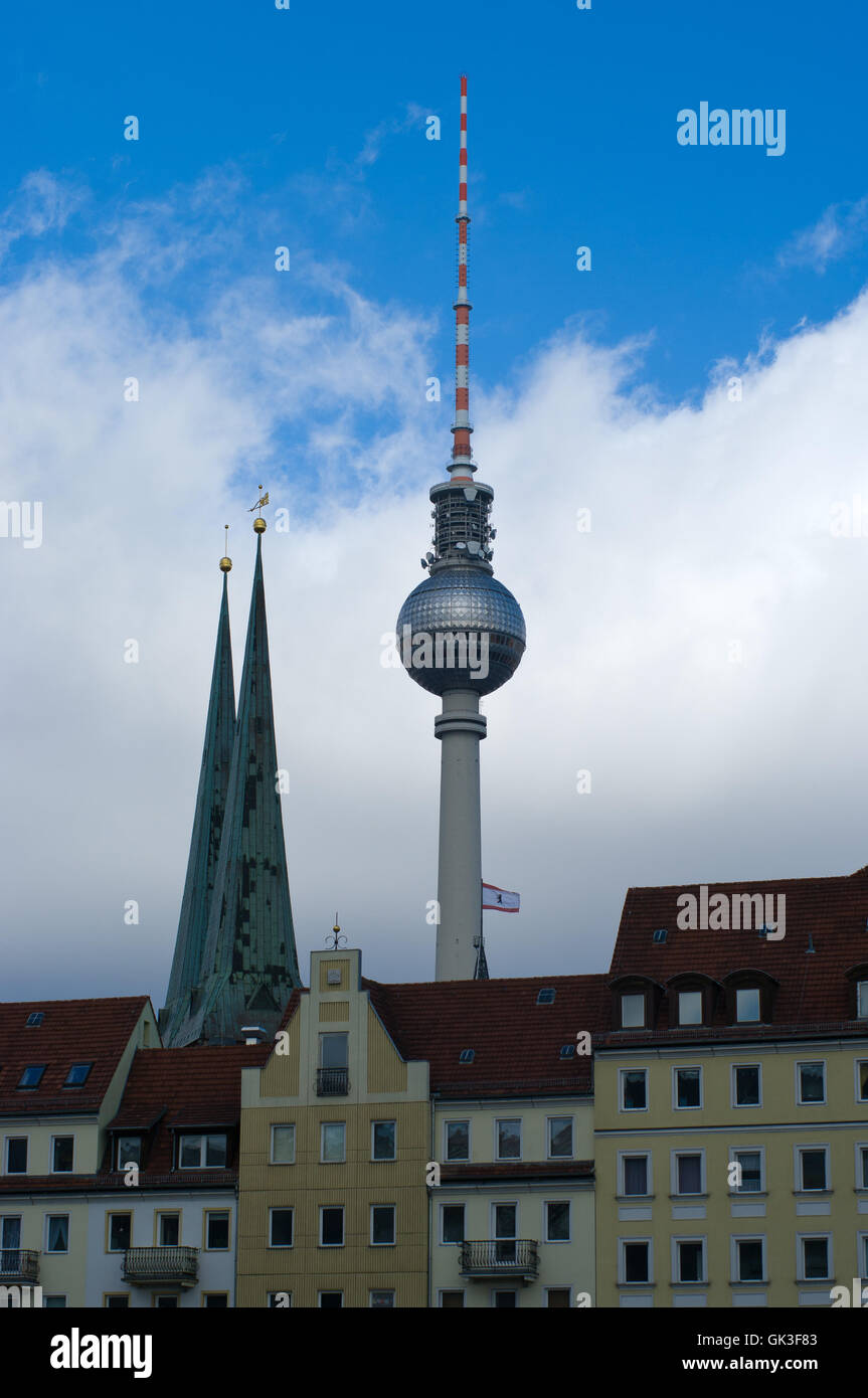 tower church berlin Stock Photo - Alamy