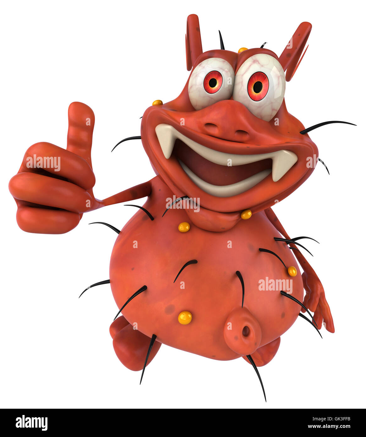 monster virus germ Stock Photo - Alamy