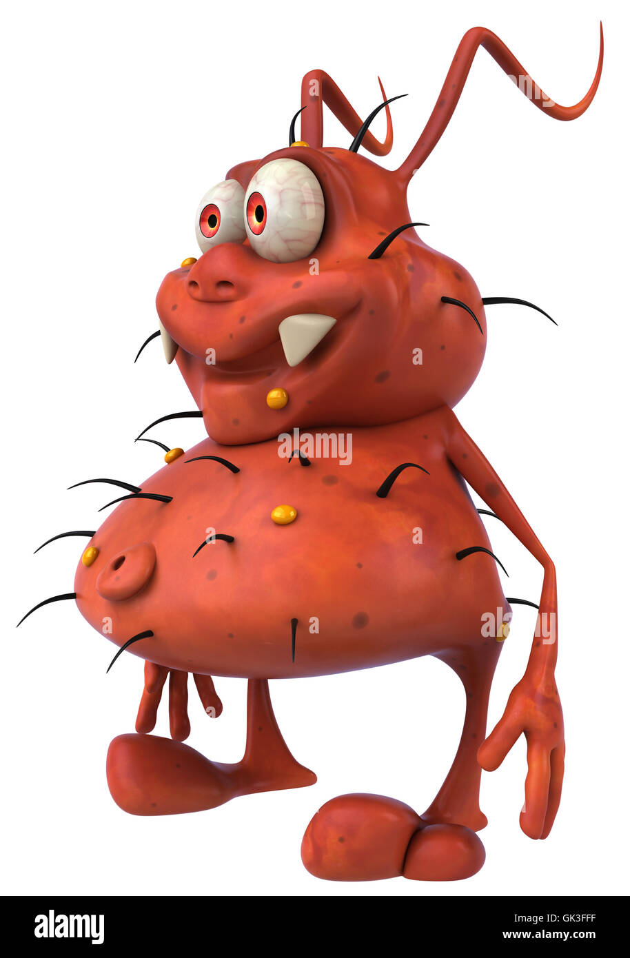 monster virus germ Stock Photo - Alamy