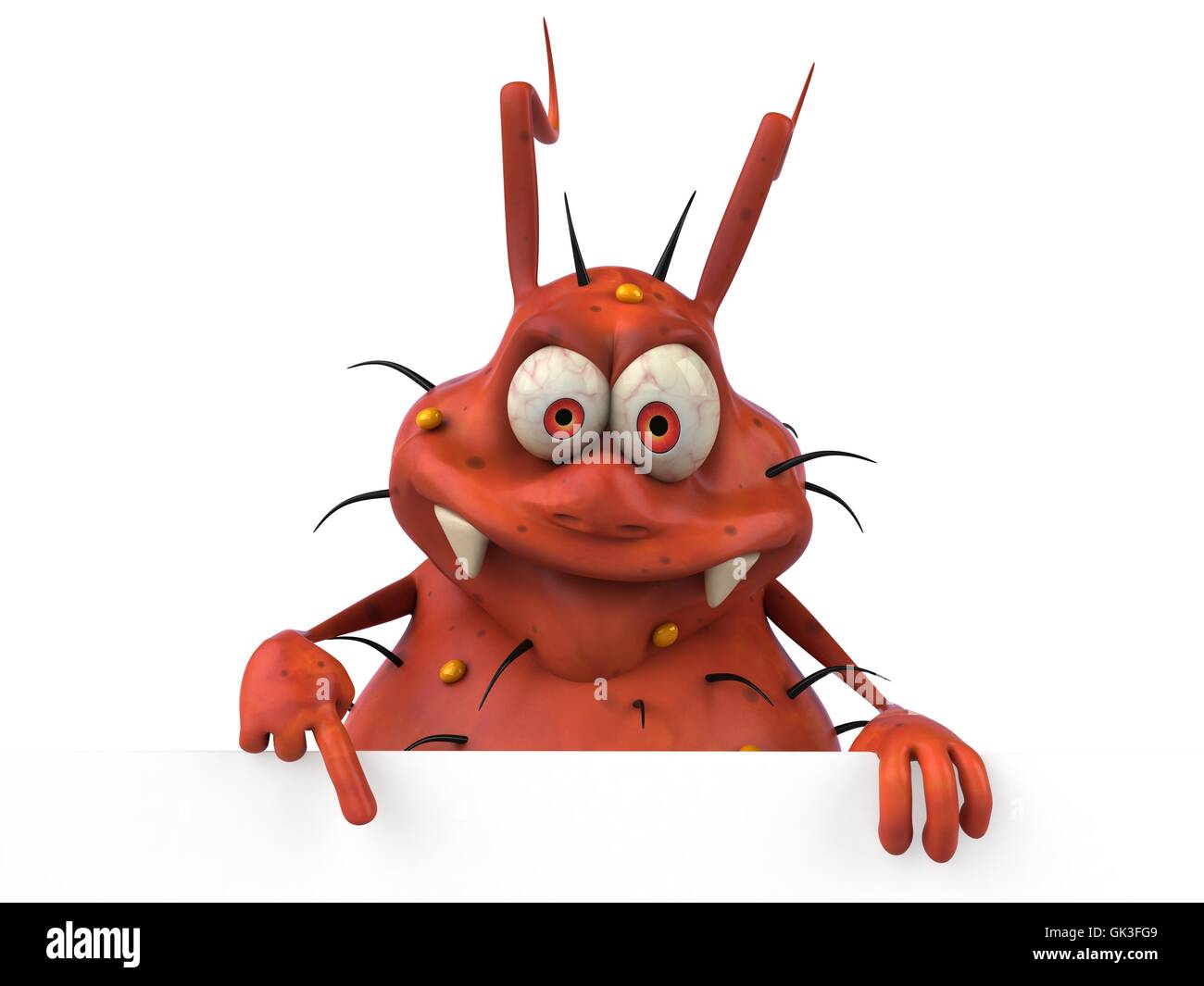 monster virus germ Stock Photo - Alamy