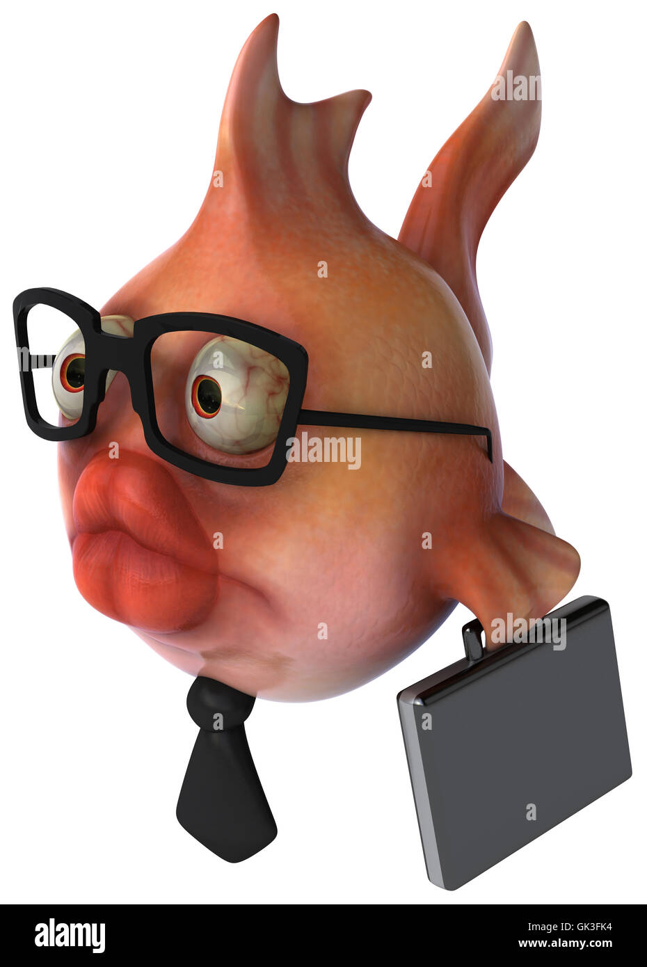 animal sad fish Stock Photo - Alamy