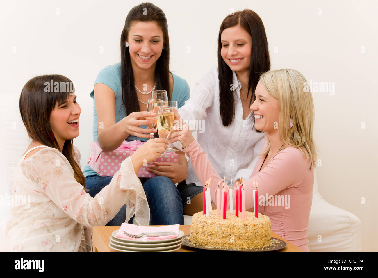 woman celebrate reveling Stock Photo - Alamy