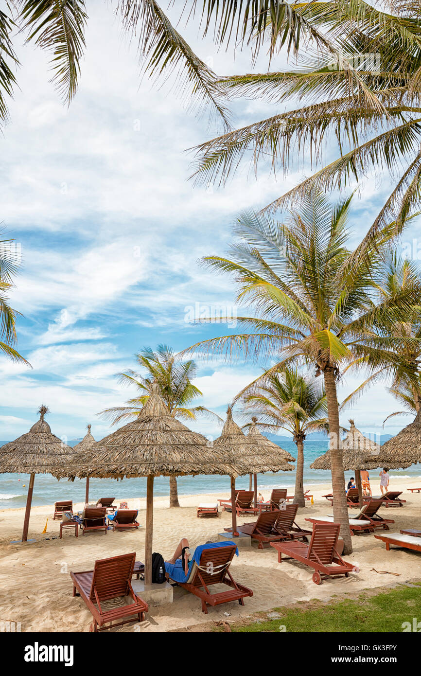 Cua Dai Beach. Hoi An, Quang Nam Province, Vietnam Stock Photo - Alamy