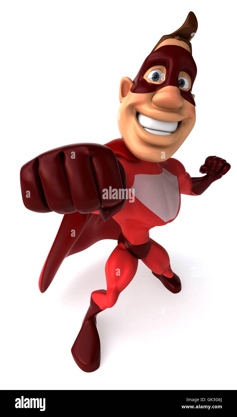 Strong crime hero cartoon super hi-res stock photography and images - Alamy