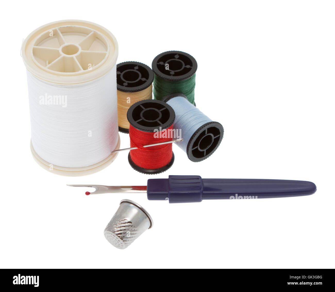 Material and haberdashery Cut Out Stock Images & Pictures - Alamy