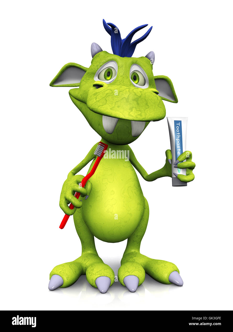 Toothpaste smiling Cut Out Stock Images & Pictures - Alamy