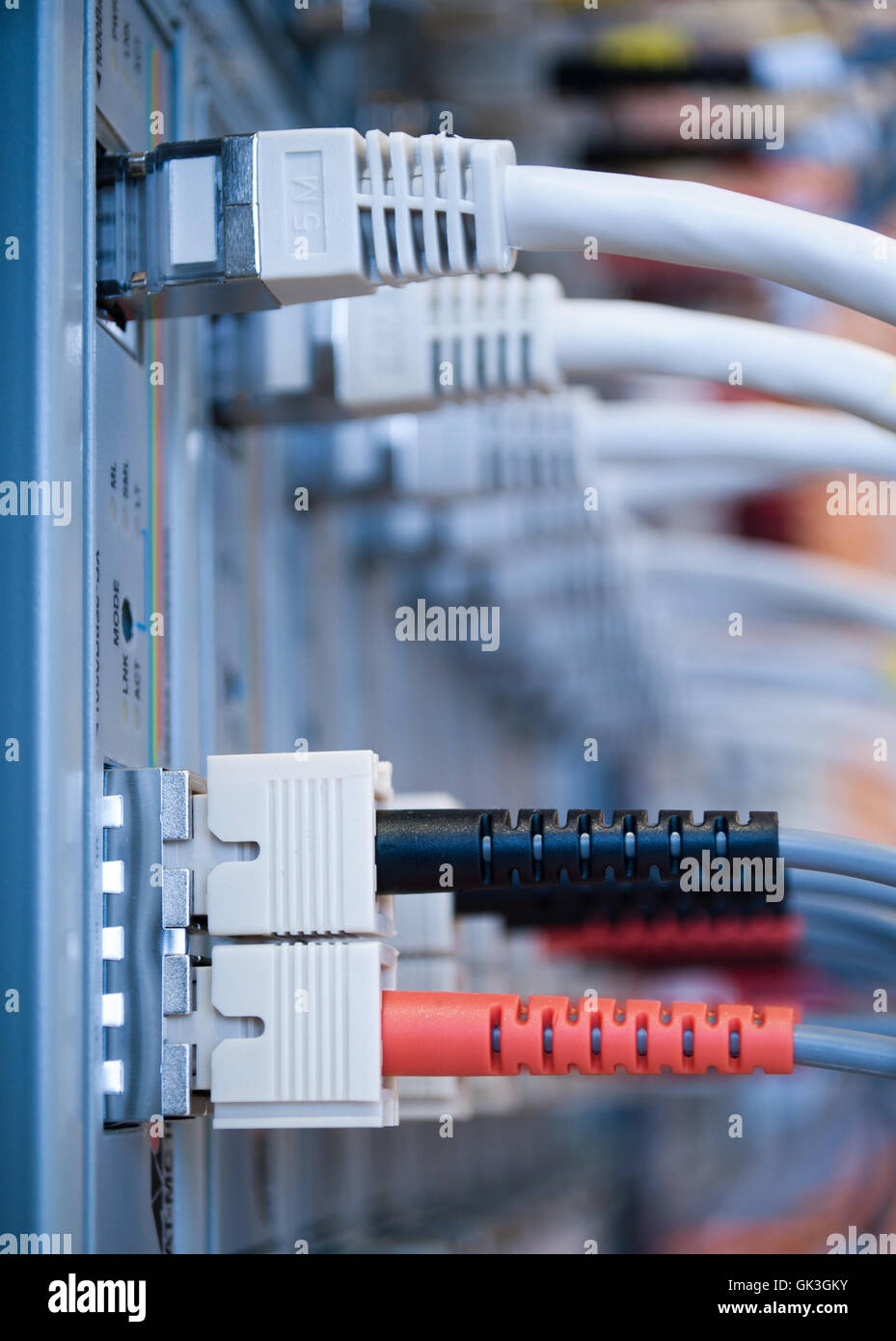 future plug glass fibre Stock Photo - Alamy