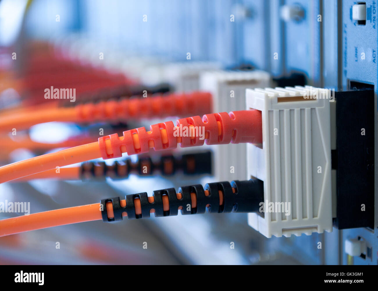 future plug glass fibre Stock Photo - Alamy