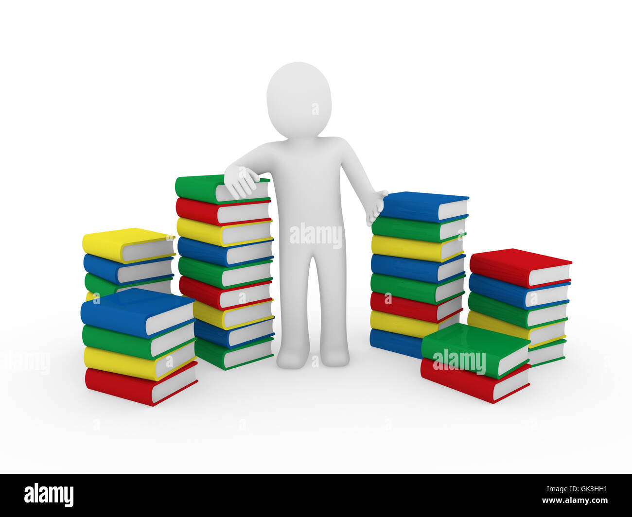 Men study library Cut Out Stock Images & Pictures - Alamy
