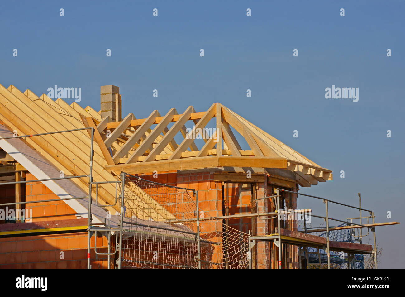 roof construction with bay Stock Photo - Alamy
