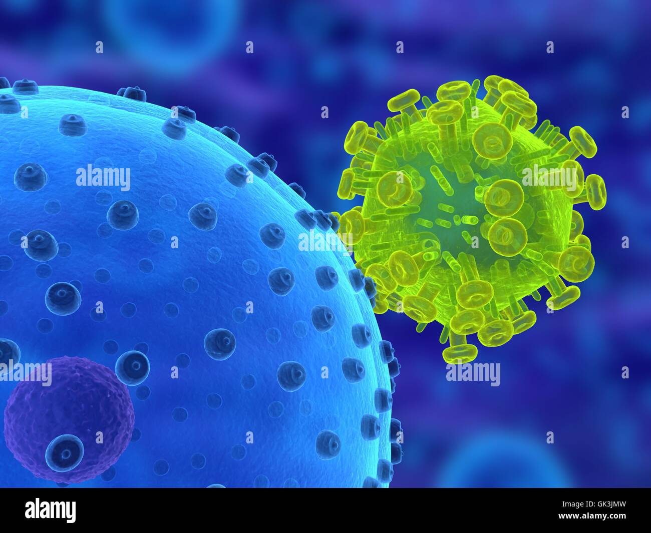 health cell infection Stock Photo - Alamy