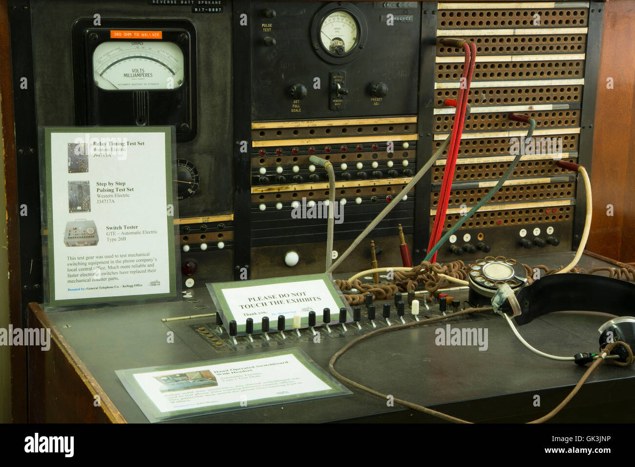 Switchboard, Shoshone County Mining & Smelting Museum at the Staff ...