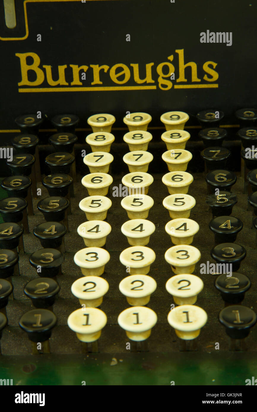 Burroughs "Visible" Adding Machine, Shoshone County Mining & Smelting ...