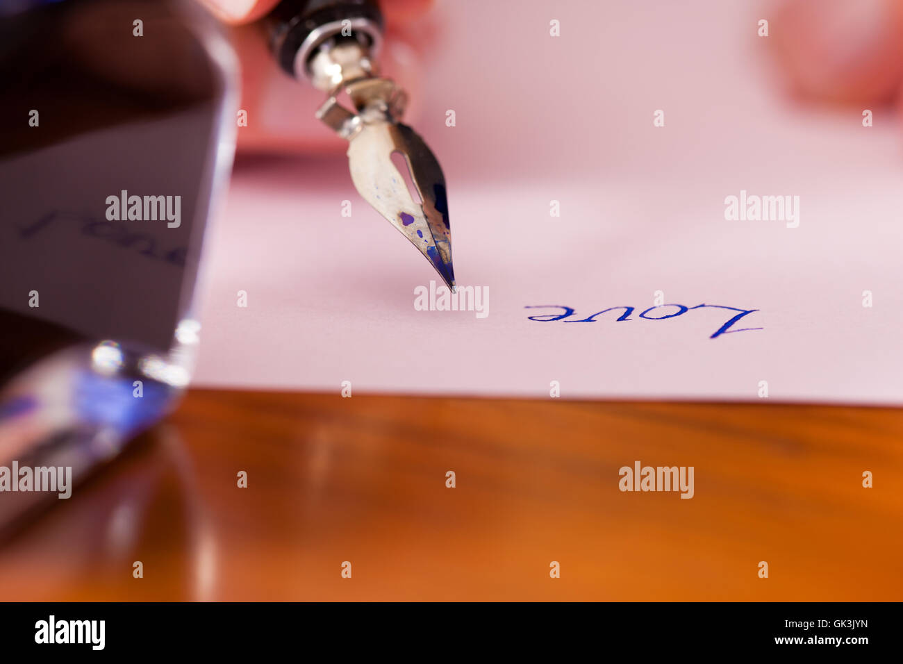 woman write wrote Stock Photo - Alamy