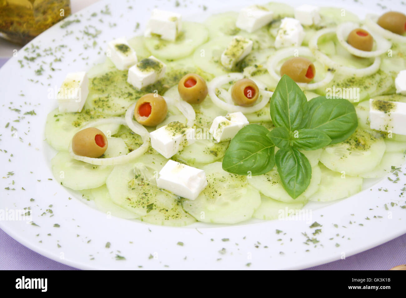 food aliment greek Stock Photo - Alamy
