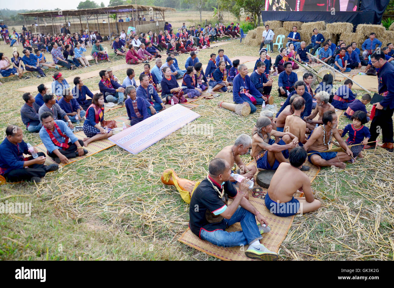 Phu tai people wear clothes national costume phu thai for show and join ...