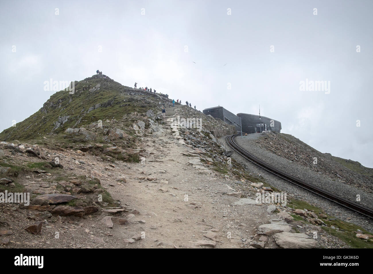 Snowdon summit cafe hi-res stock photography and images - Alamy