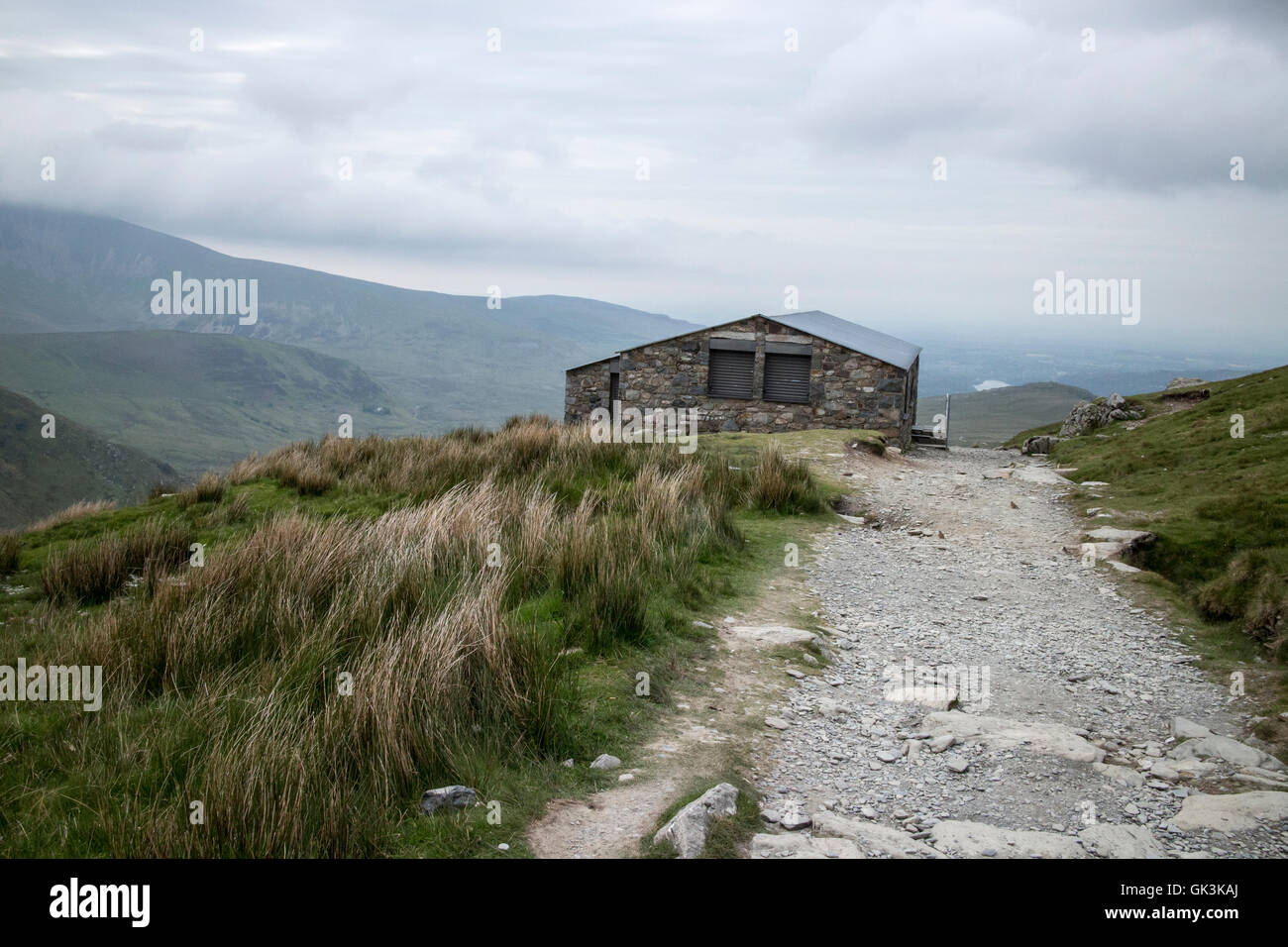 Railway track up snowdon hi-res stock photography and images - Alamy