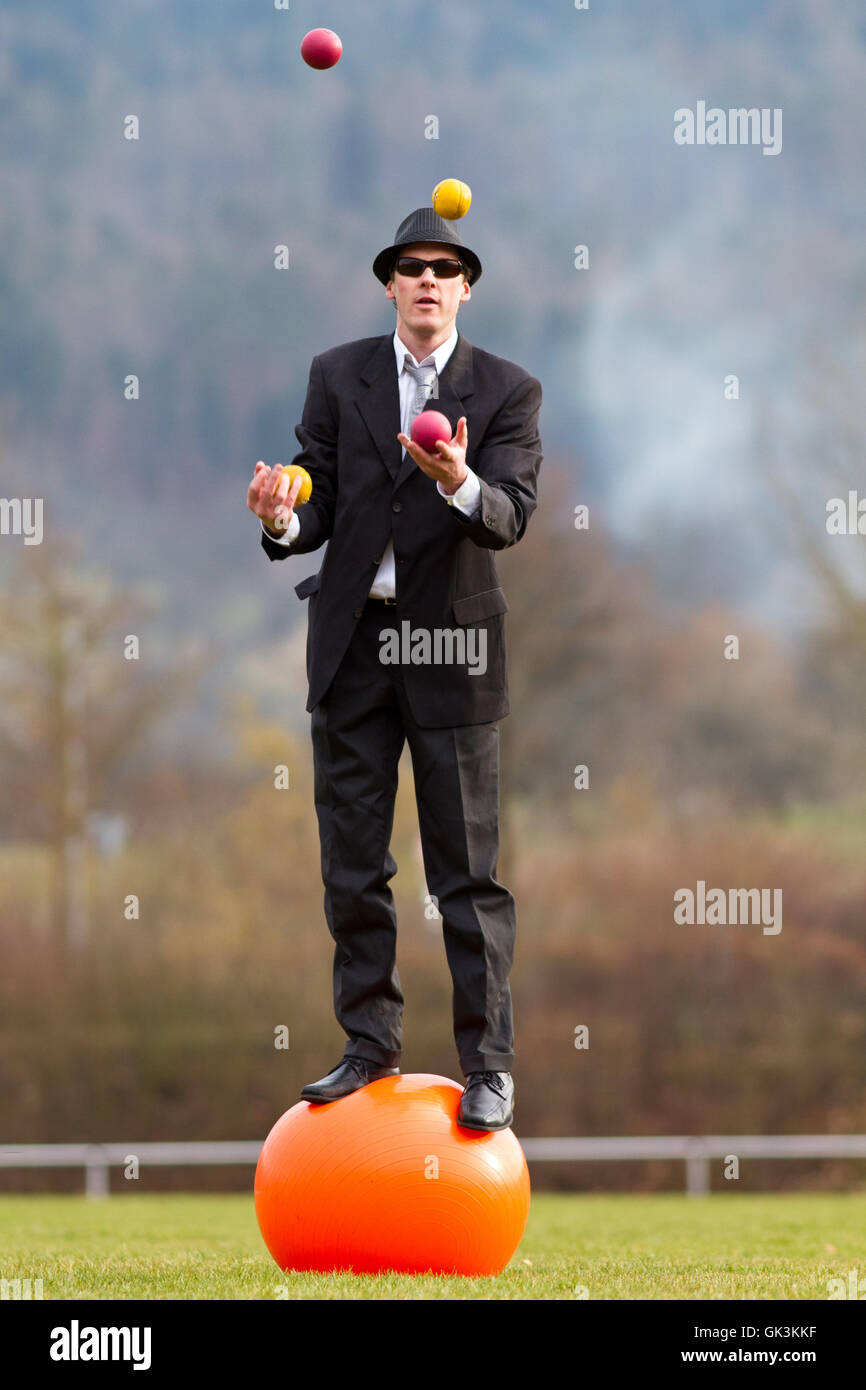 career ball business man Stock Photo - Alamy
