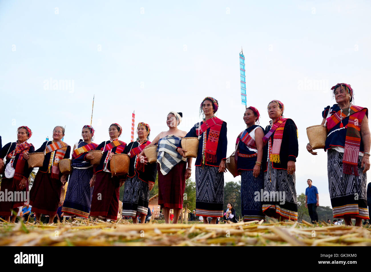 Phu tai people wear clothes national costume phu thai for show and join ...