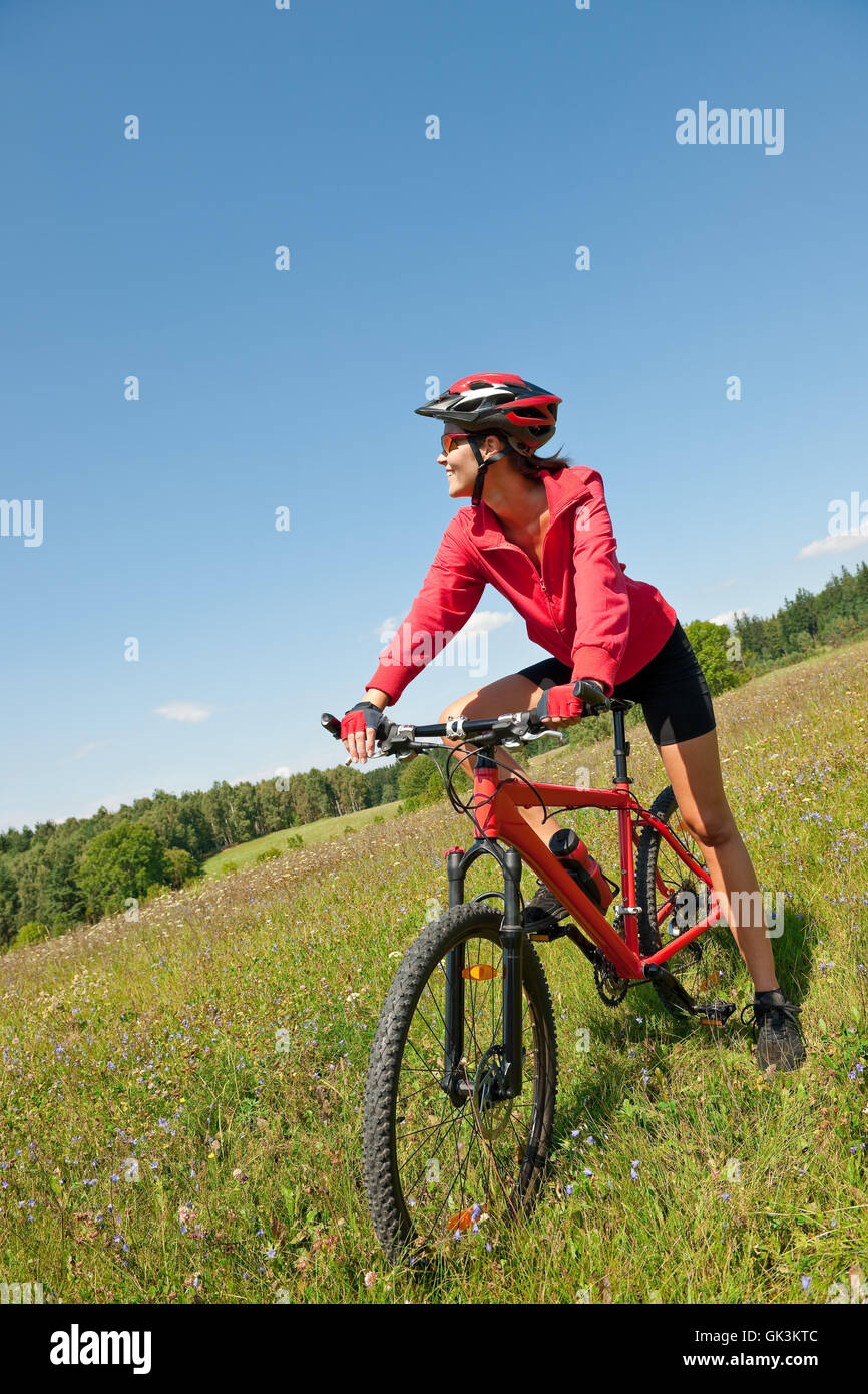 woman spring bouncing Stock Photo - Alamy