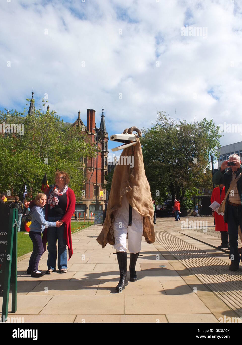 Performance of The Derby Tup mummers play by the Handsworth Sword ...