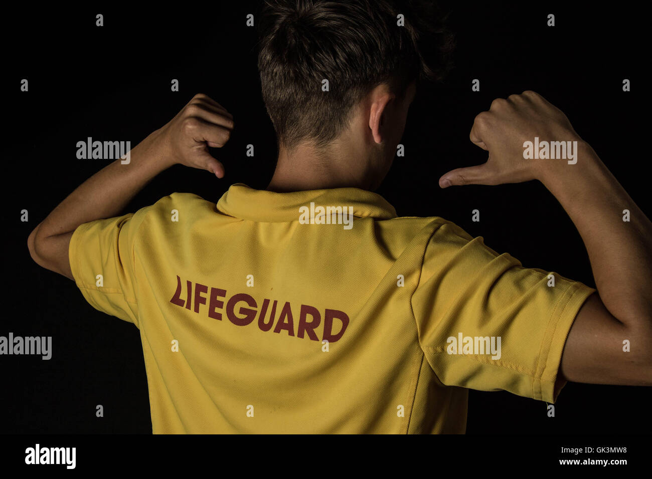 Guard pointing hi-res stock photography and images - Alamy