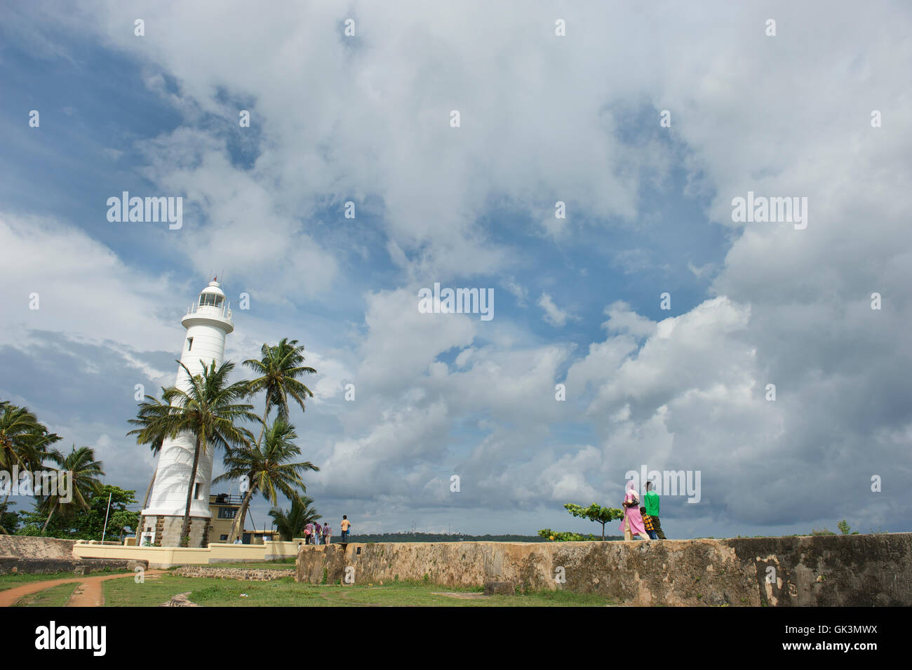 Sri Lanka --- The Lighthouse and fortifications, Galle, Sri Lanka ...