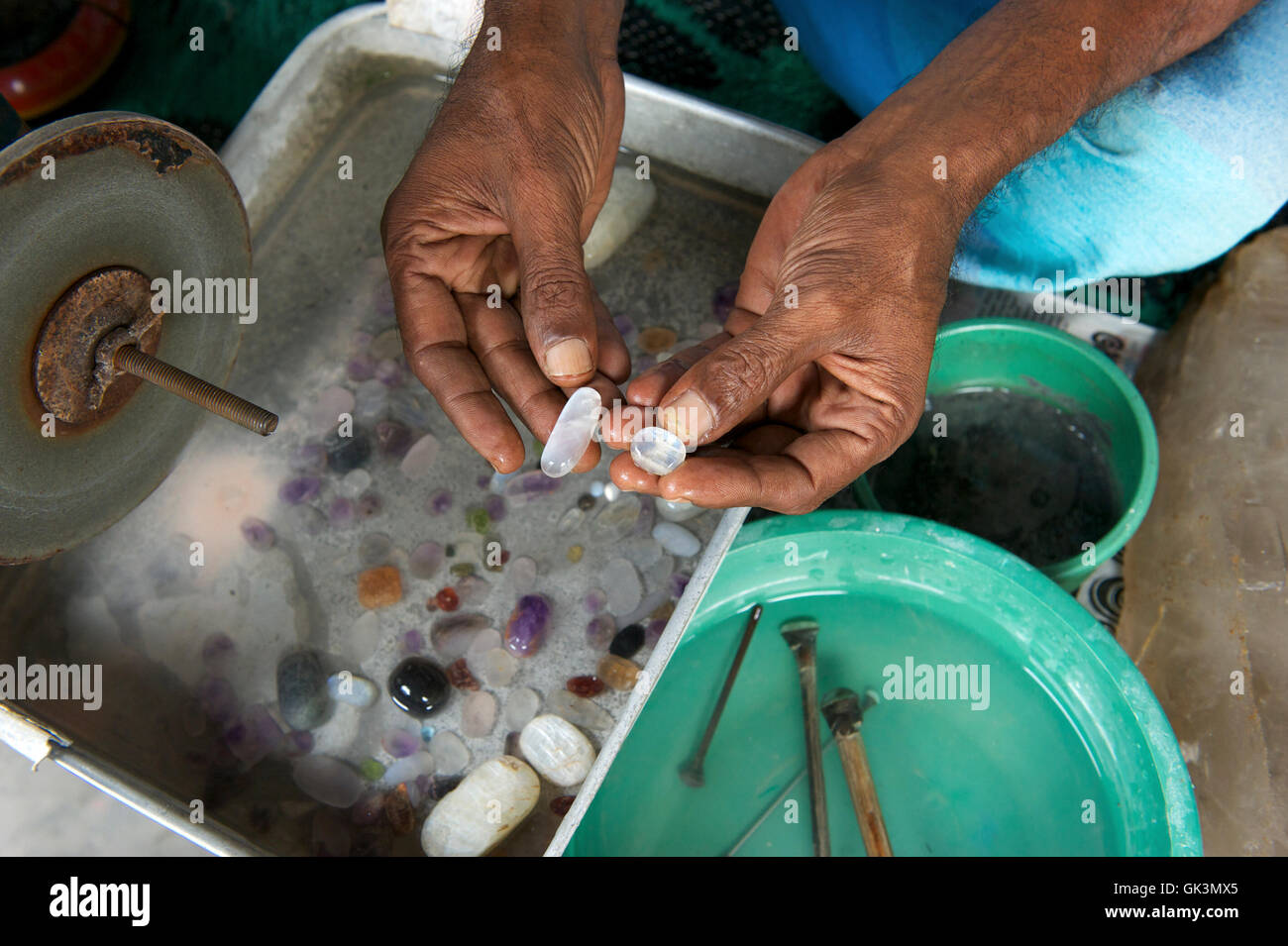 Polishing pebbles hi-res stock photography and images - Alamy