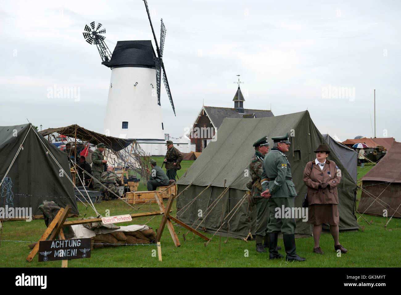 Lytham St. Annes, Lancashire, England, UK --- Enthusiasts gather for ...