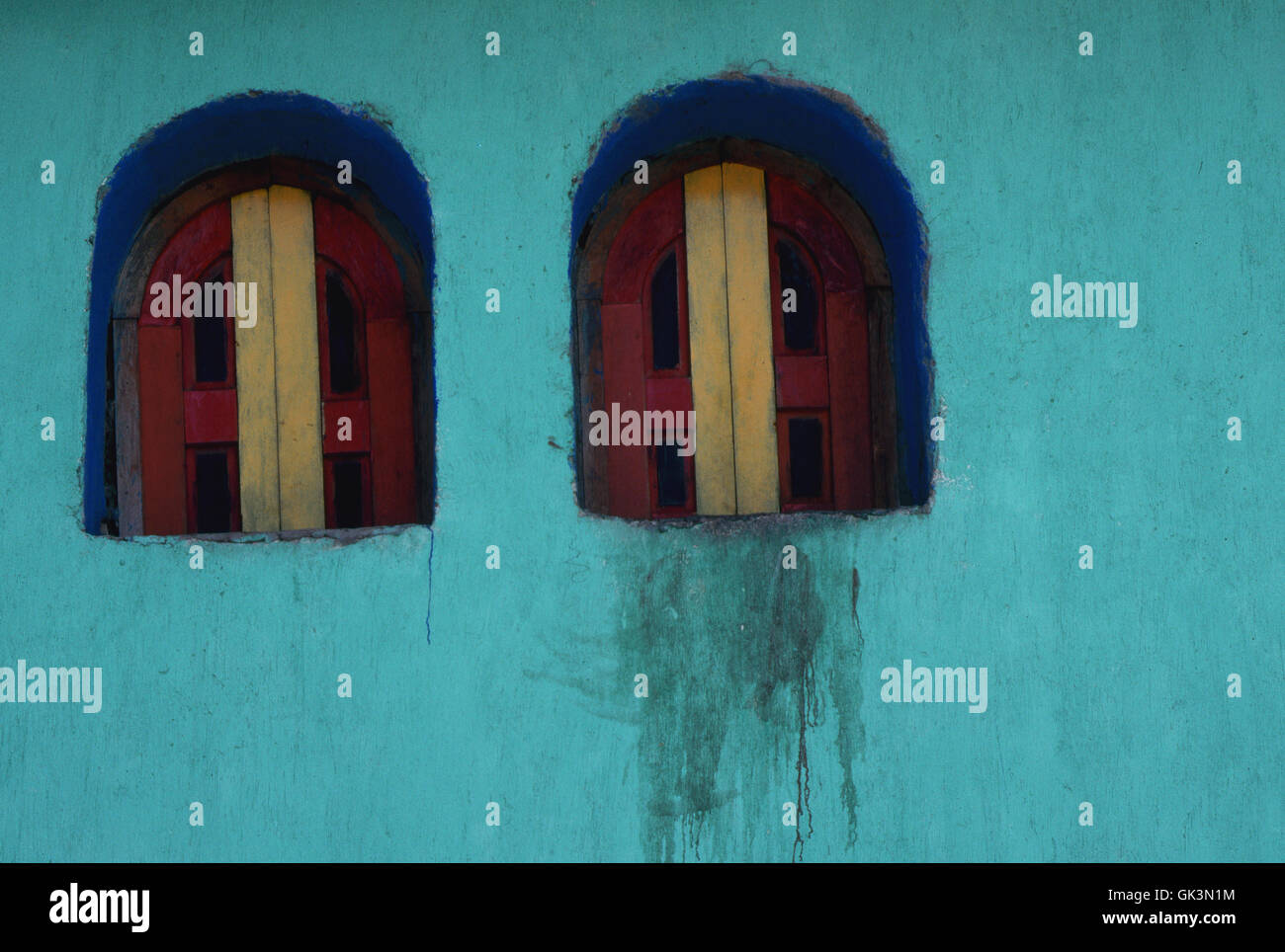 Small Windows of Guatemalan House --- Image by © Jeremy Horner Stock ...