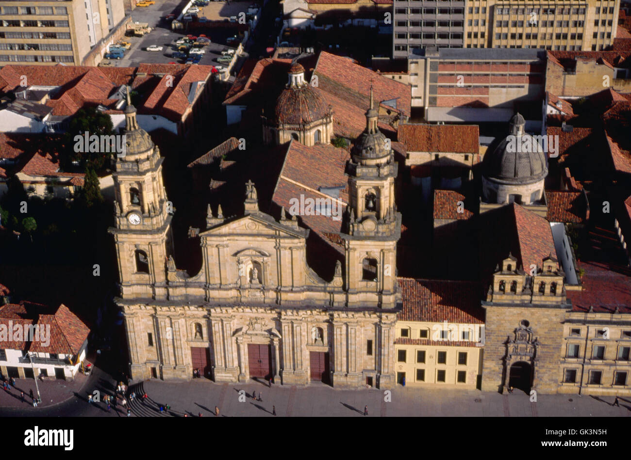 Colombia a cathedral dominates a town hi-res stock photography and ...