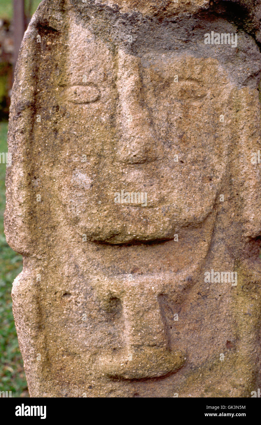 Colombian Stone Statue Stands --- Image by © Jeremy Horner Stock Photo ...