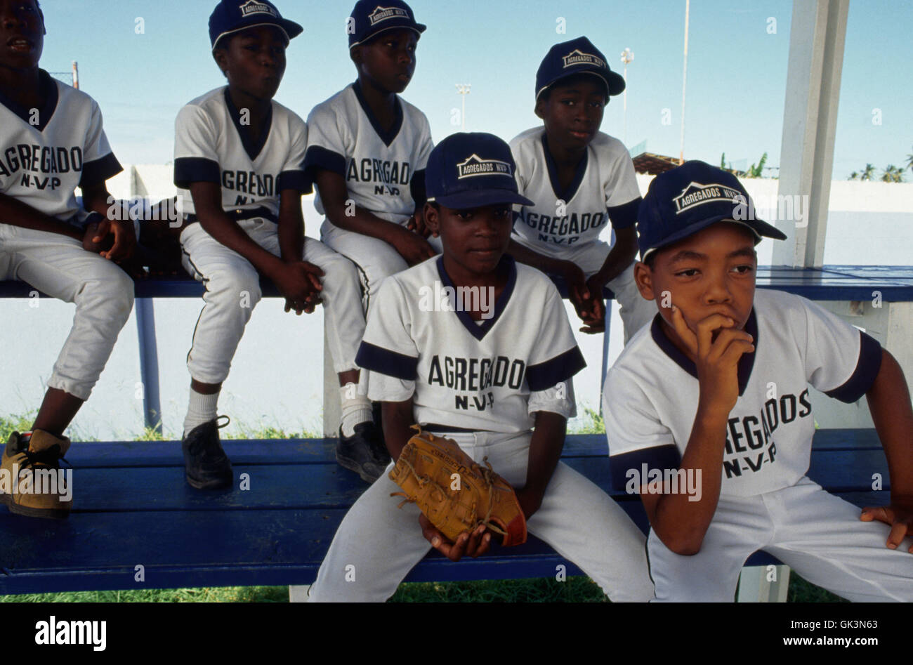Boys Baseball Team at Training Session --- Image by © Jeremy Horner ...