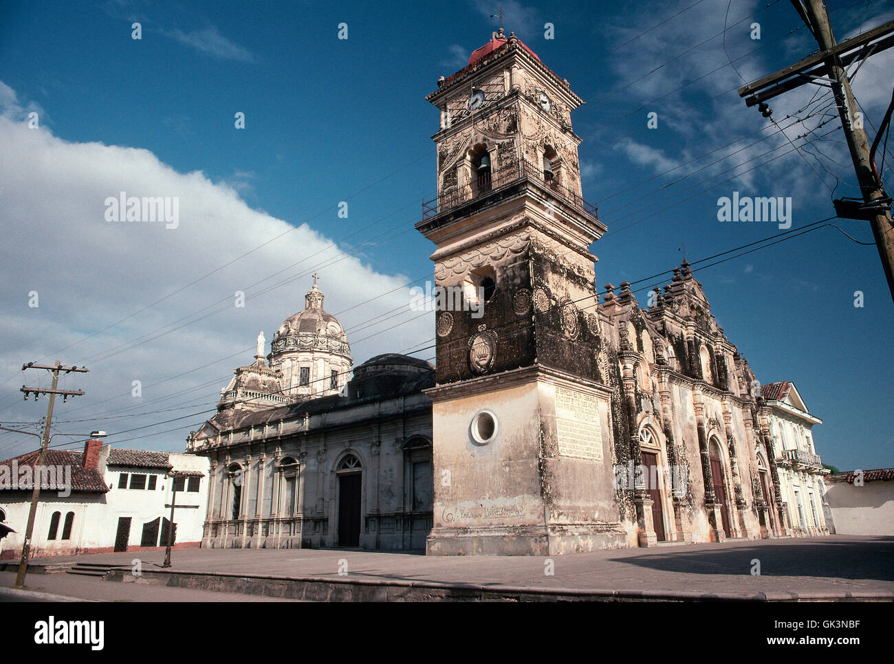 1994, Merced, California, USA --- The facade of Merced church with ...