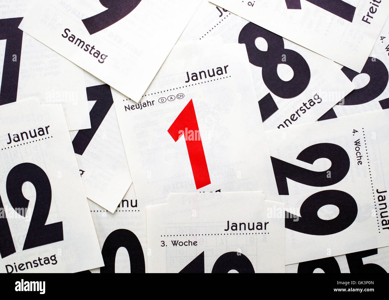 new year - january 1 Stock Photo - Alamy