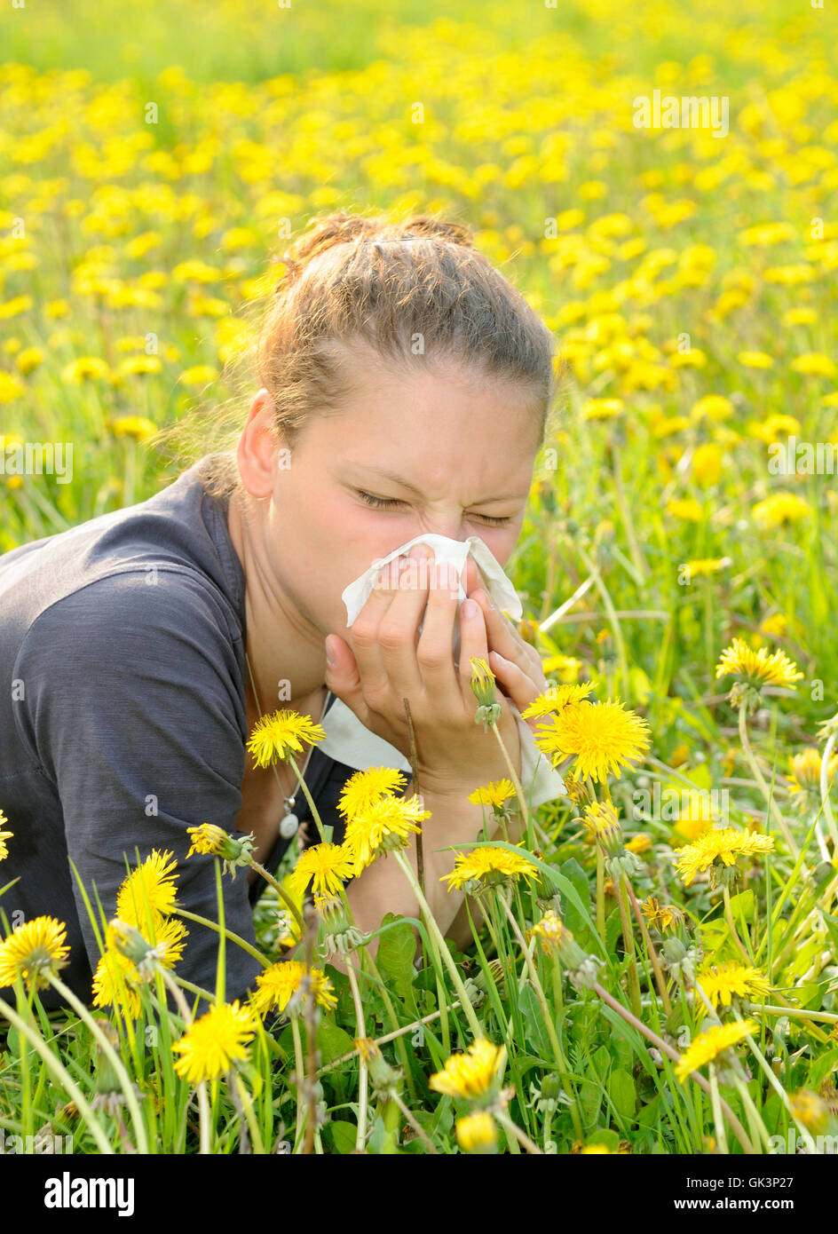 woman cold catarrh Stock Photo - Alamy