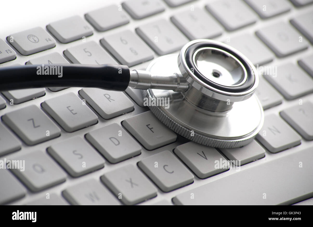 keyboard virus computers Stock Photo - Alamy