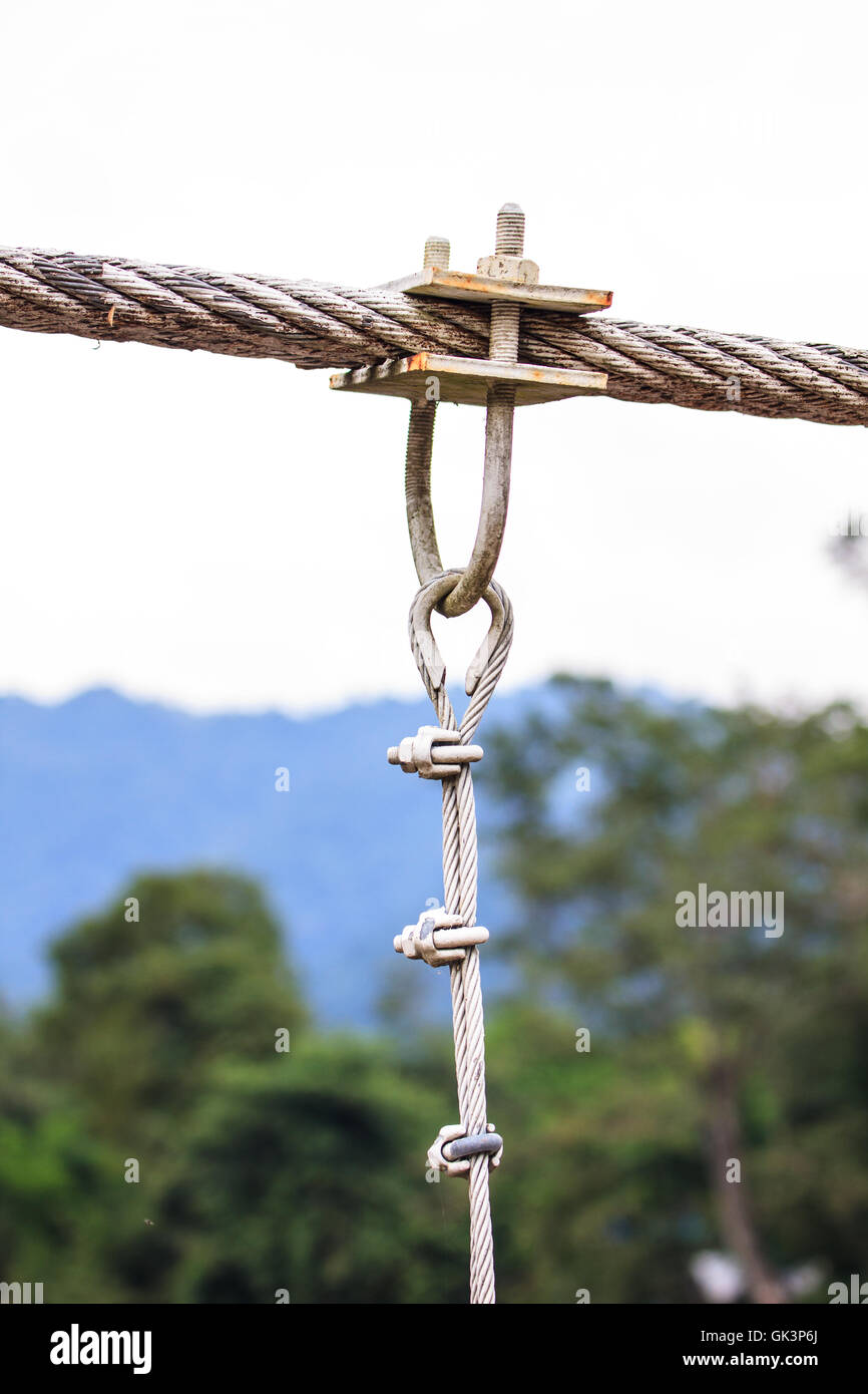Wire rope sling hi-res stock photography and images - Alamy